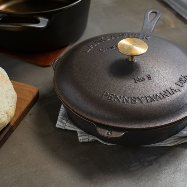 Lancaster No. 8 Combo: Skillet & Dutch Oven | Lancaster Cast Iron