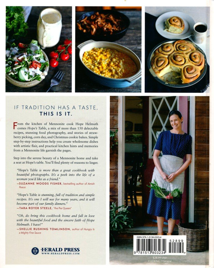 Hope's Table: Everyday Recipes from a Mennonite Kitchen | Lancaster ...