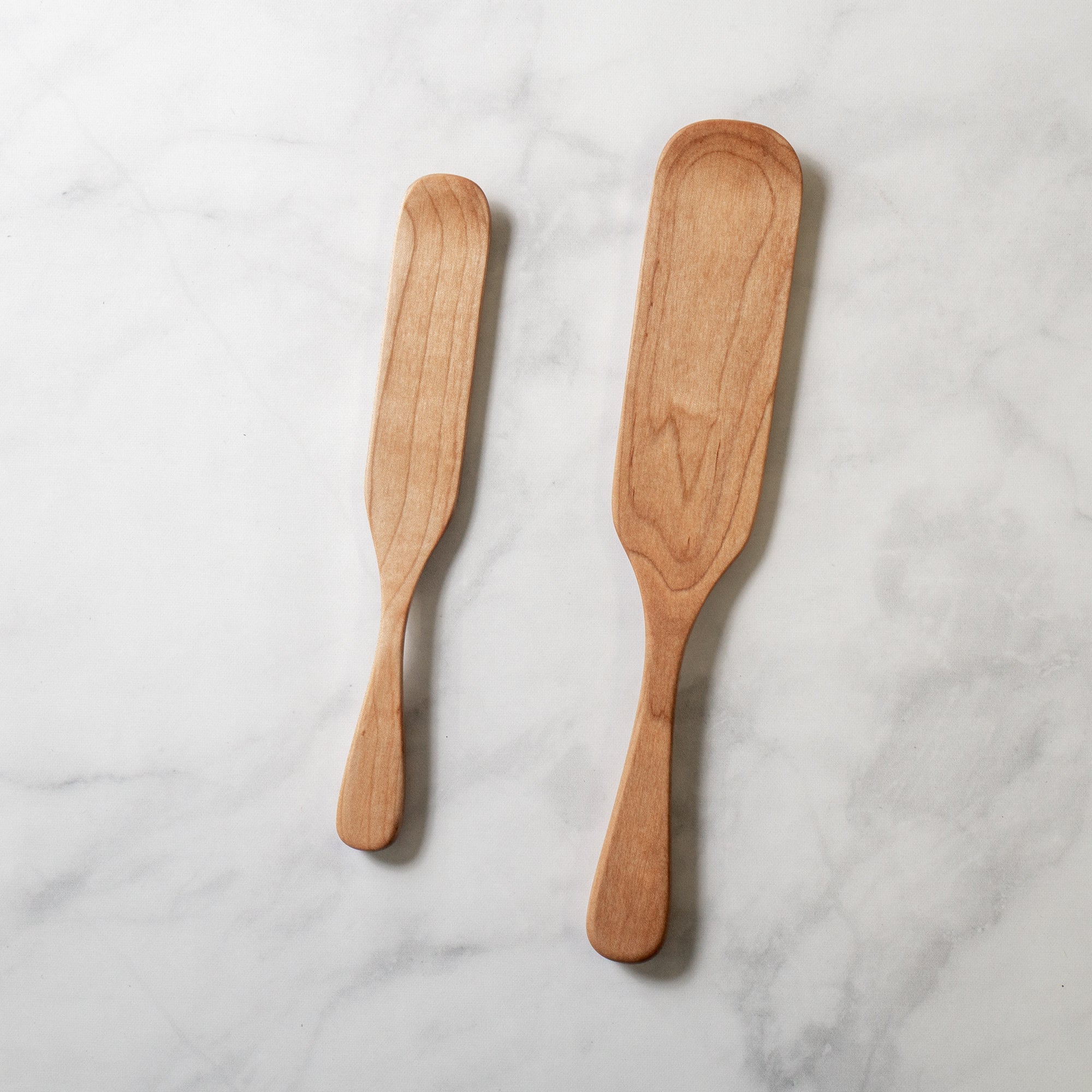 Medium-Sized Wooden Spurtle | Lancaster Cast Iron