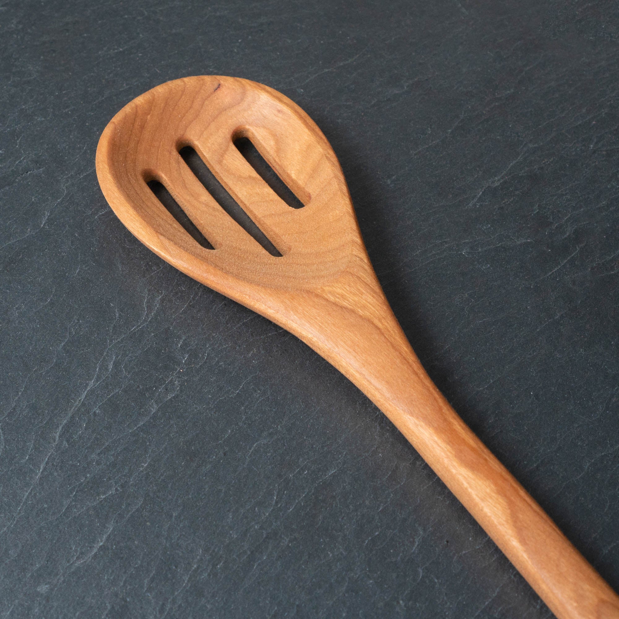 Wooden Slotted Spoon | Lancaster Cast Iron